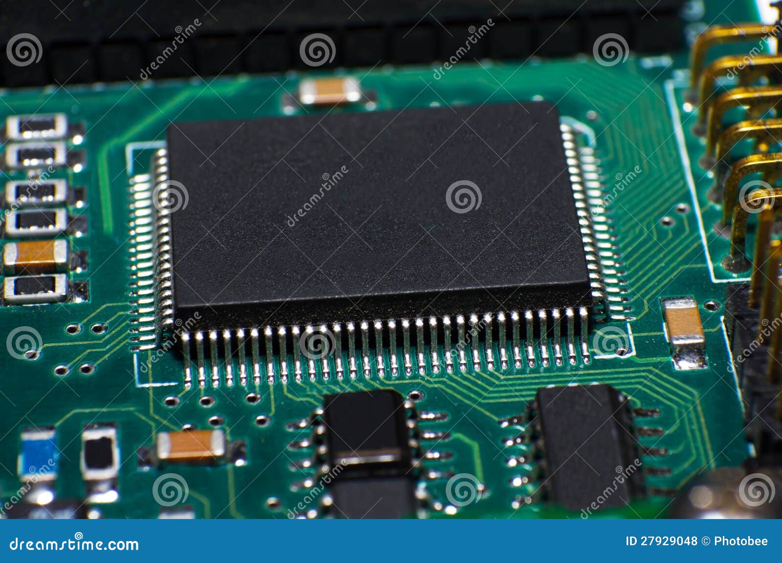 Cpu circuit board stock photo. Image of hardware, modern - 27929048