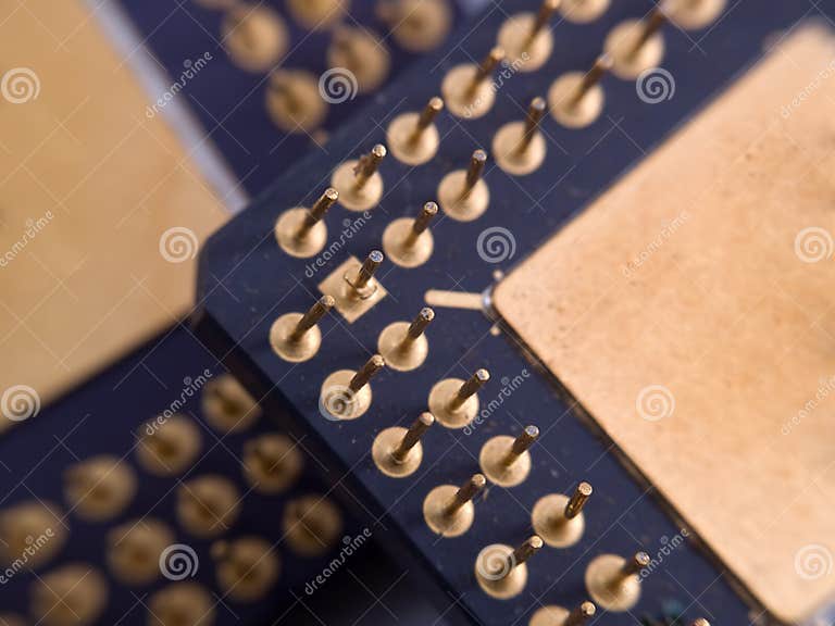 CPU close-up stock photo. Image of digital, micro, magnification - 6927608