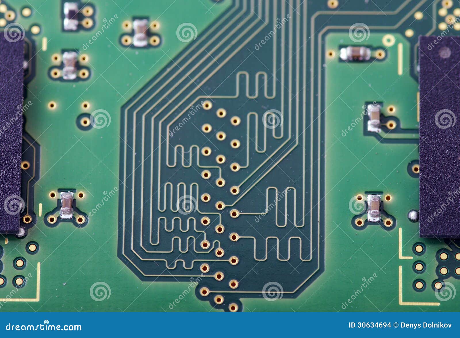 CPU close-up stock photo. Image of assembly, green, circuit - 30634694