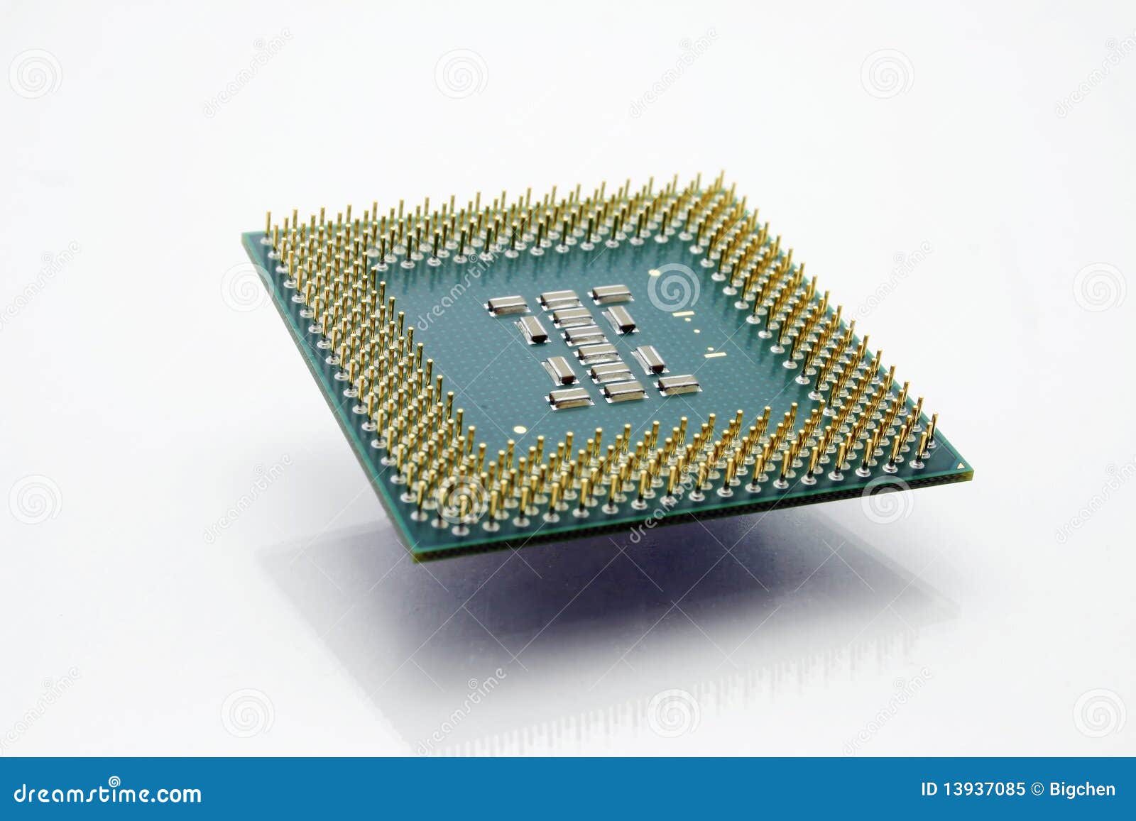 CPU Closeup Picture. Image: 13937085