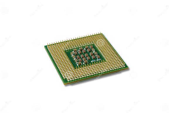 CPU closeup stock image. Image of isolated, electronic - 21194121