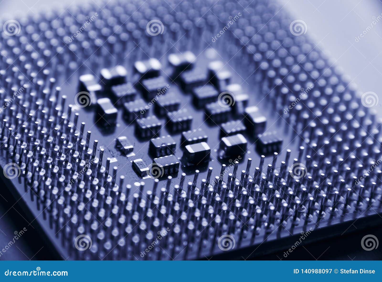 Cpu Closeup for Pc and Laptop Stock Image - Image of computing, digital ...