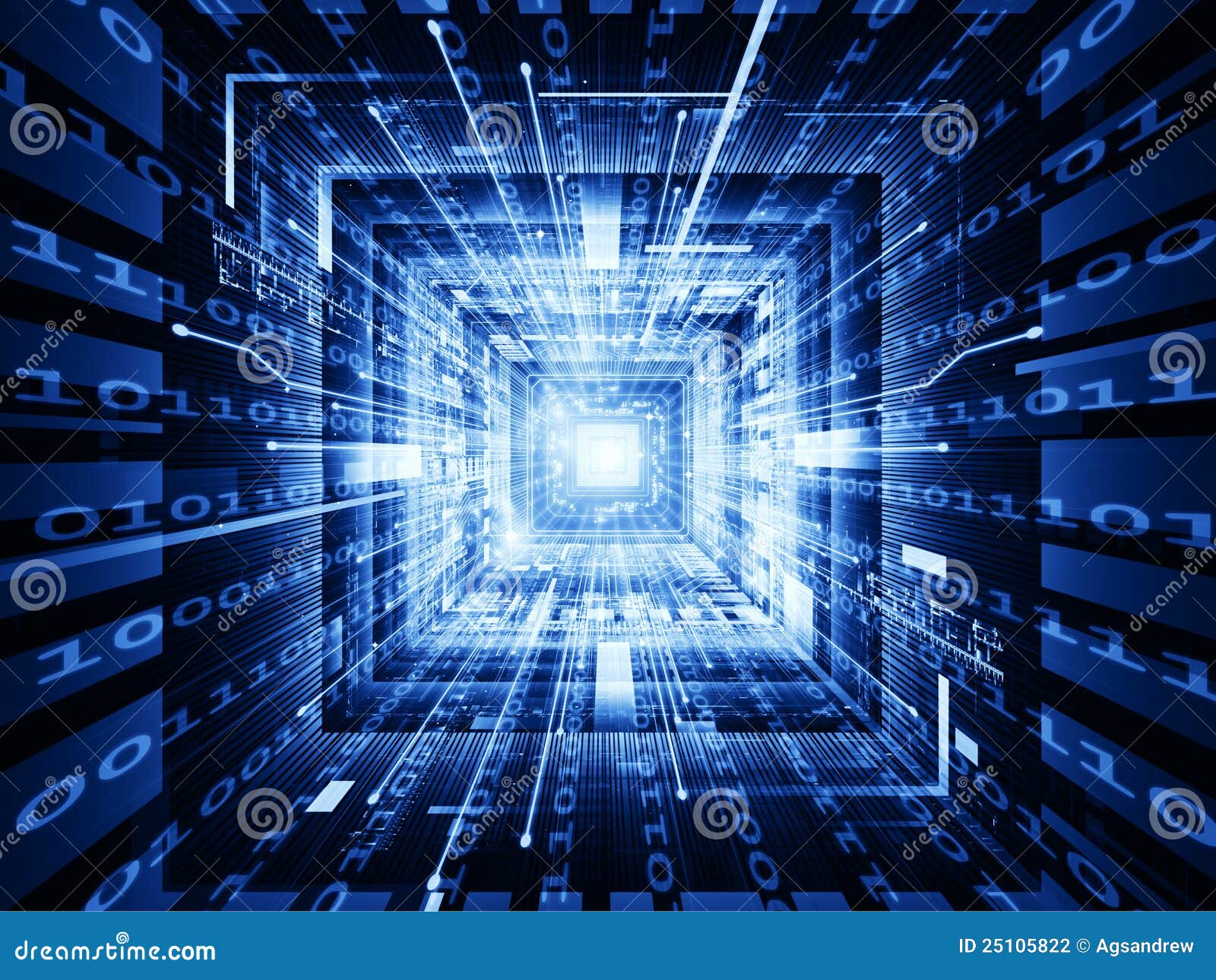 CPU Communications stock illustration. Illustration of explosion - 25105822