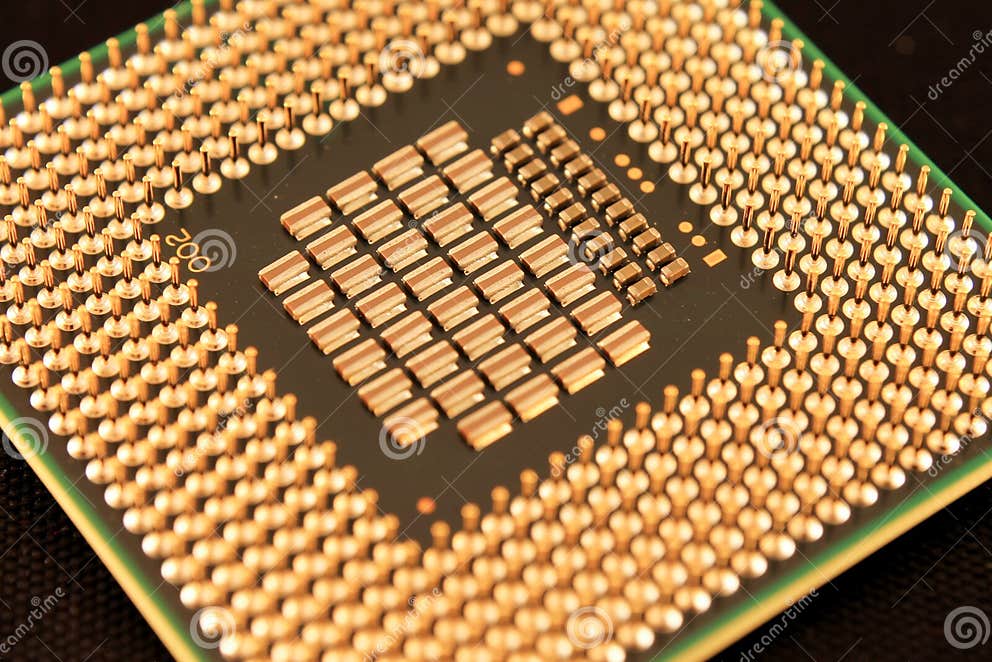 CPU component close-up stock photo. Image of central - 47911016