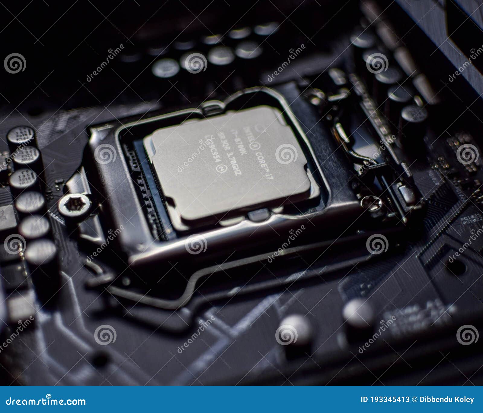 Intel Procesor editorial stock photo. Image of white - 193345413