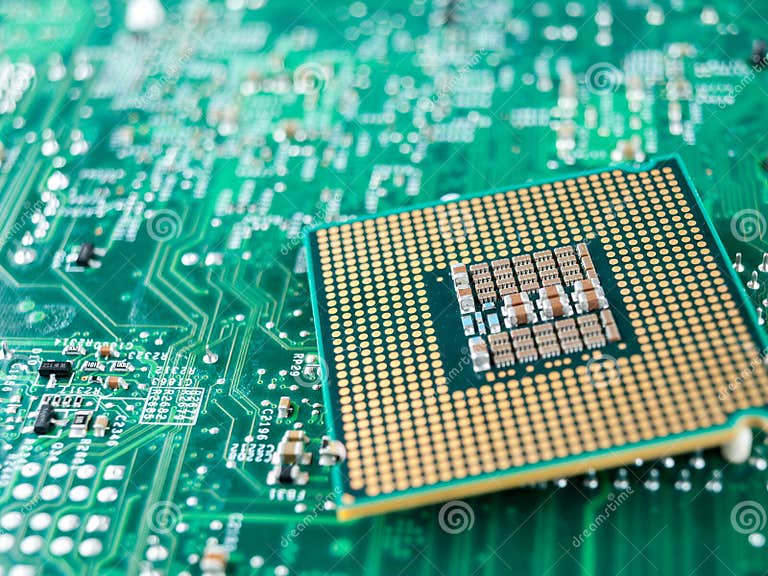 CPU Connector on the Circuit Motherboard with Pressure Contacts for ...