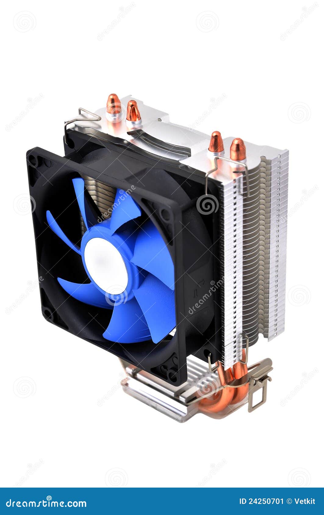 Cpu cooler stock image. Image of white, detail, radiator - 24250701
