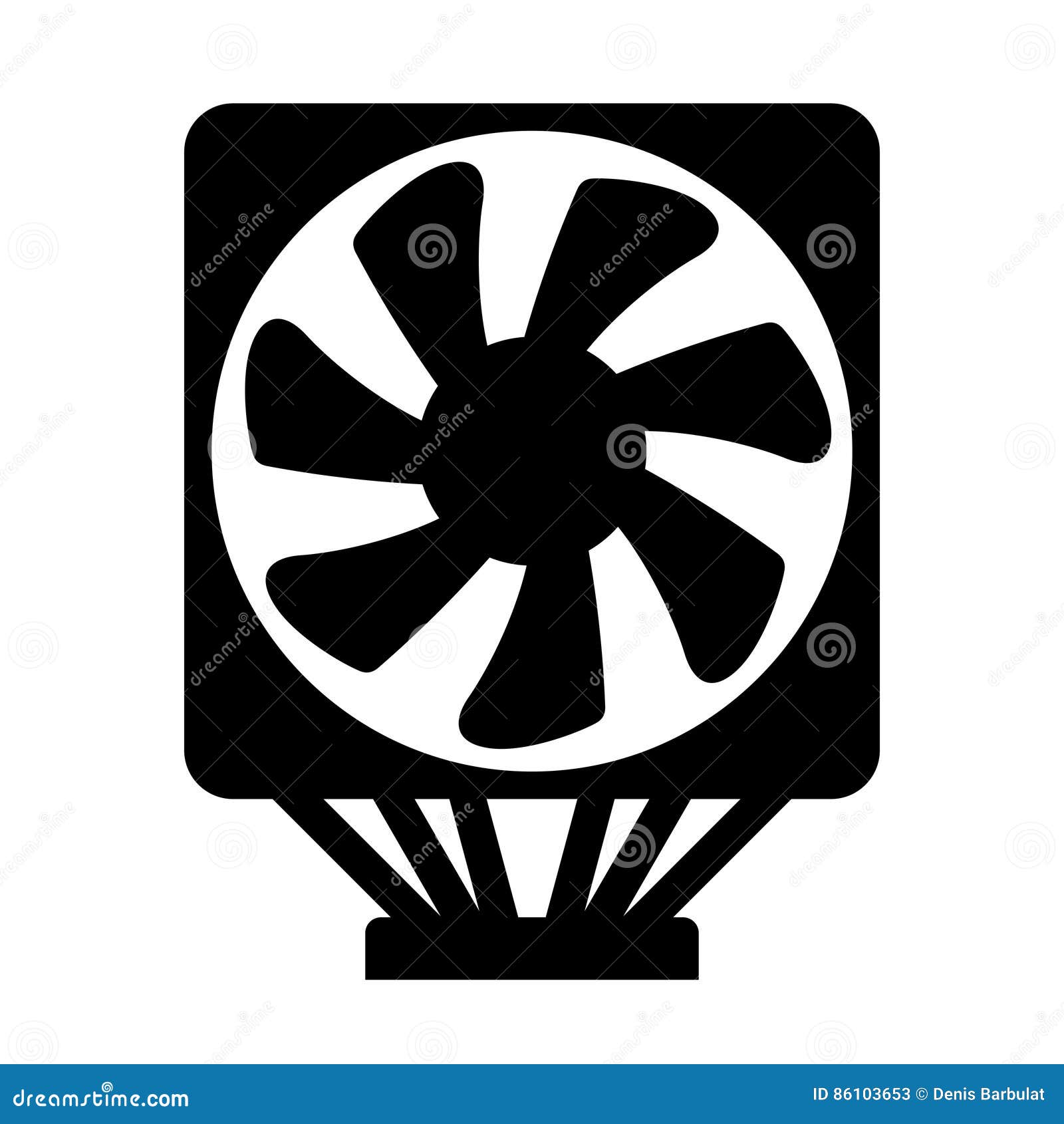 CPU Cooler Cartoon Vector | CartoonDealer.com #86103653