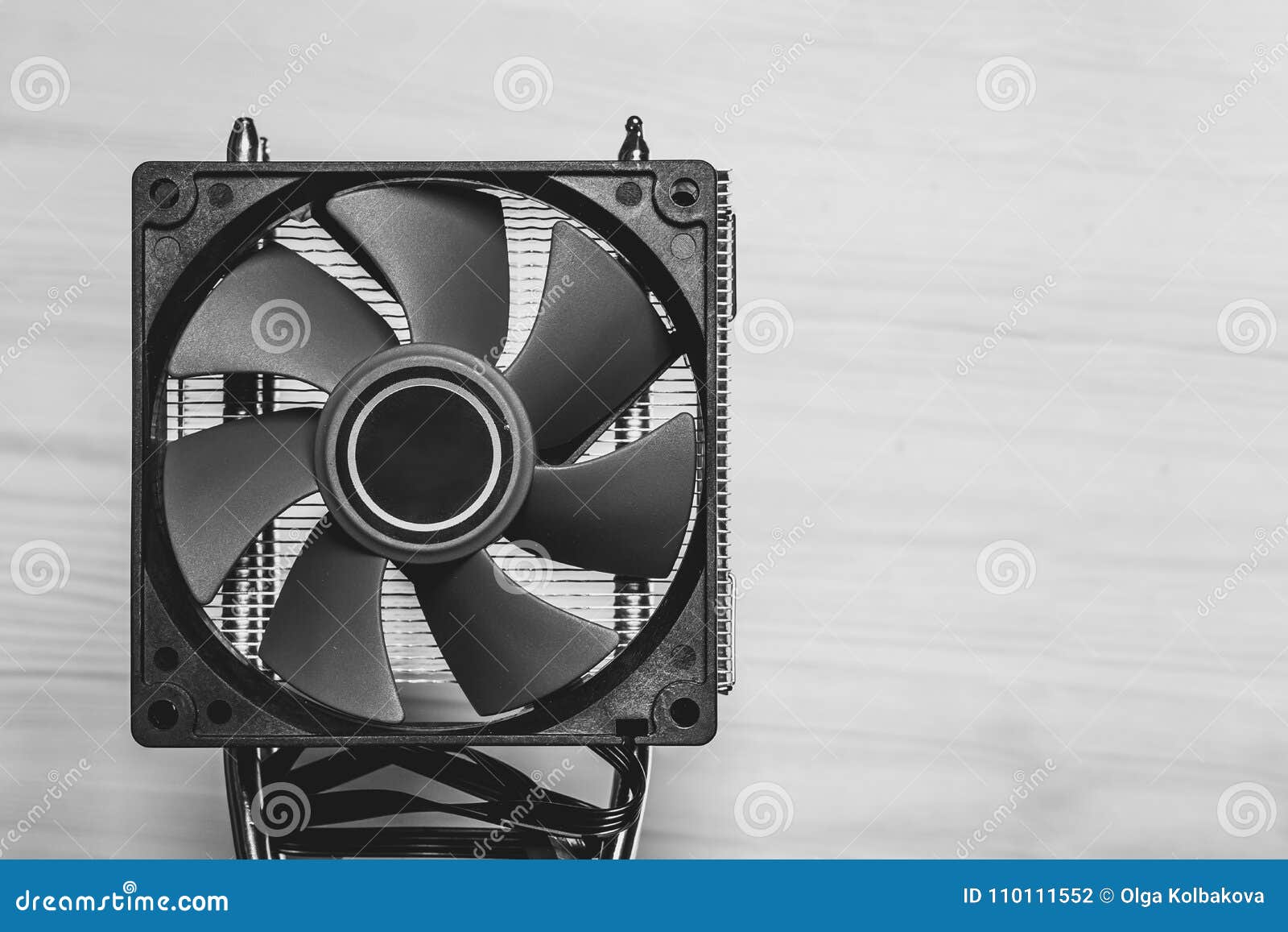 Fan for CPU stock photo. Image of electrical, heat, cooler - 110111552
