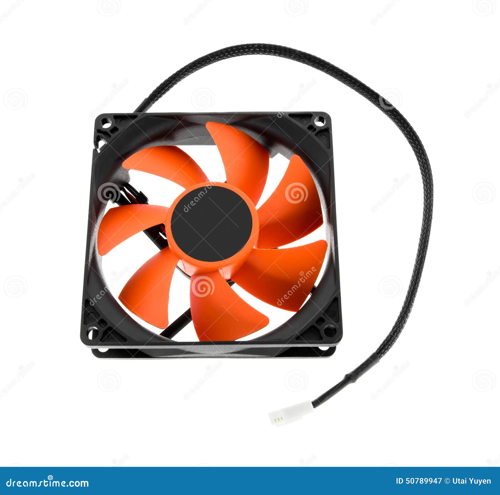 Cpu cooler red fan stock image. Image of white, cooler - 50789947