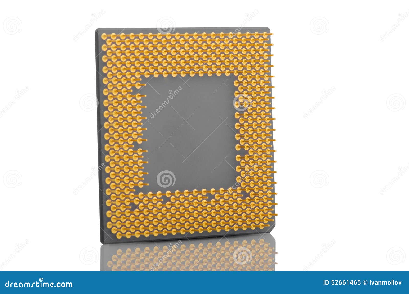 CPU Del Ordenador Aislada En Blanco Imagen de archivo - Imagen de calor ...