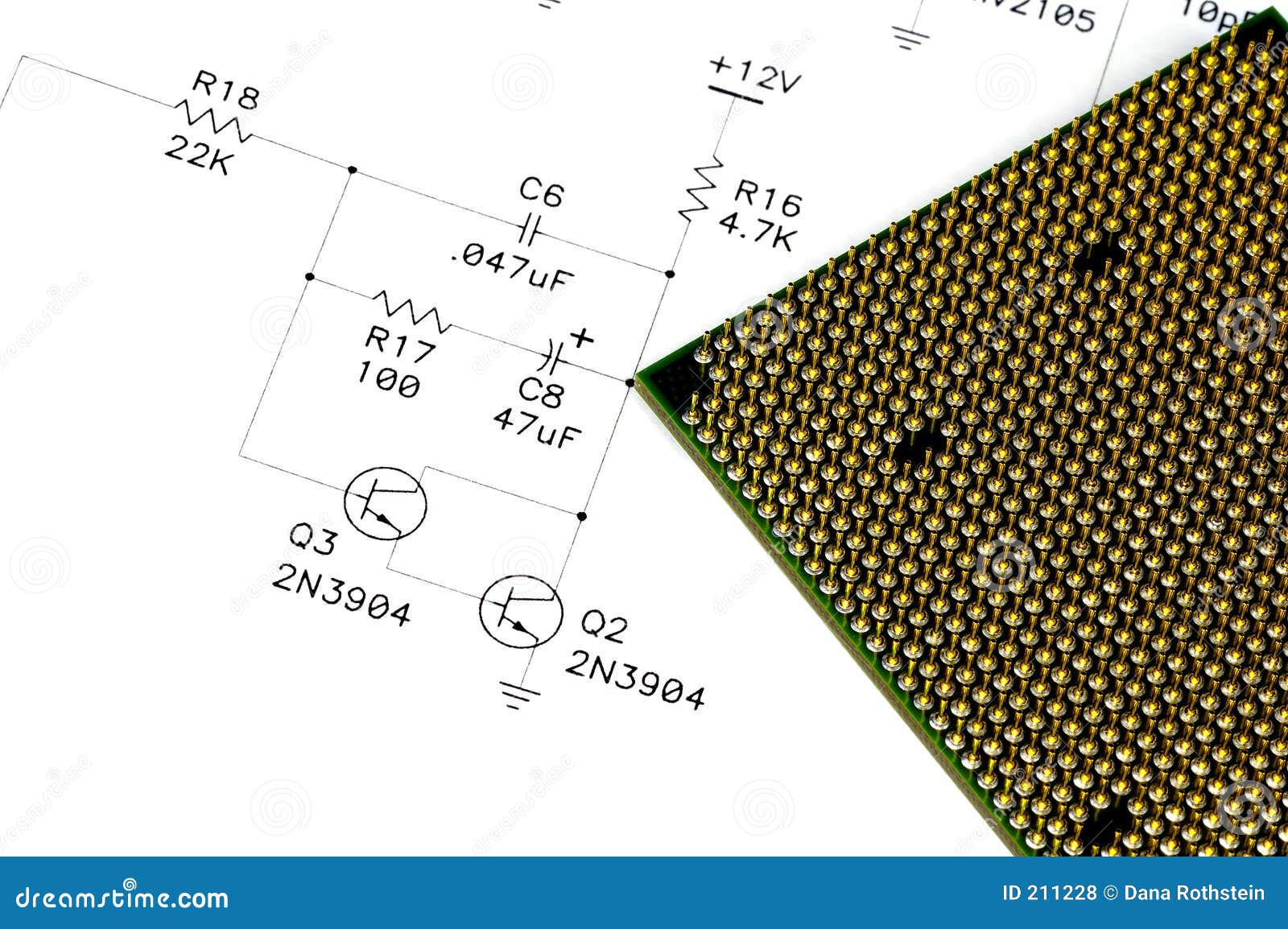 CPU Design stock photo. Image of computer, technology, hardware - 211228