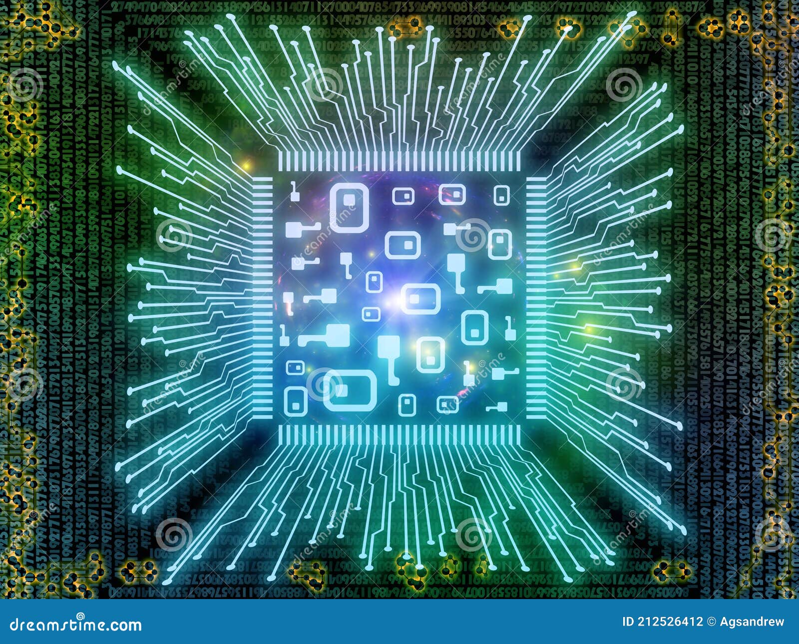 CPU Background stock illustration. Illustration of chip - 212526412