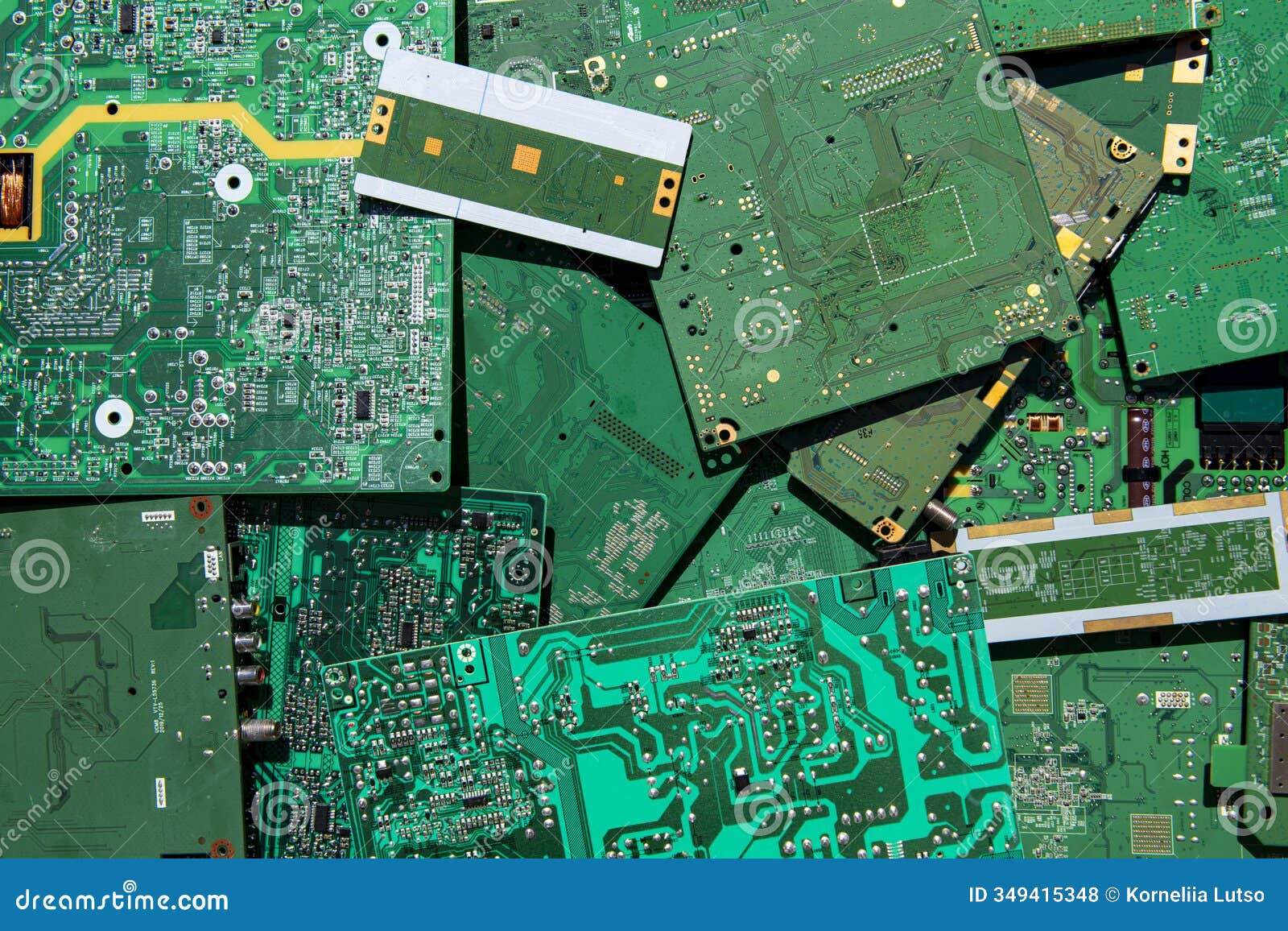 CPU Electrons. Electronic Computer Hardware Technology. Motherboard ...