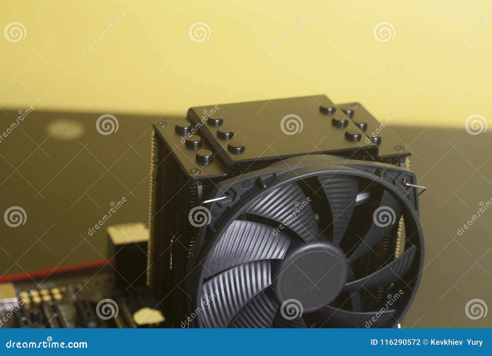 CPU fan processor cooler stock photo. Image of single - 116290572