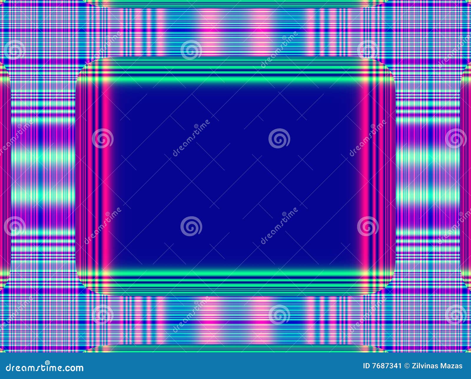 Cpu frame. stock illustration. Illustration of decoration - 7687341