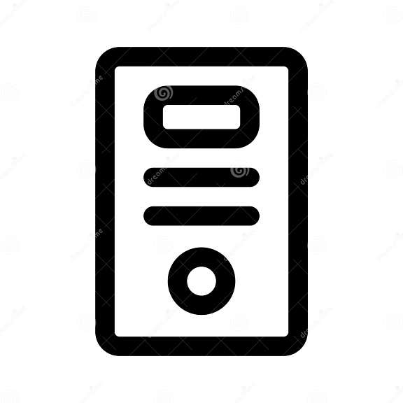 Cpu Icon Design, Computer System Vector Design Stock Vector ...