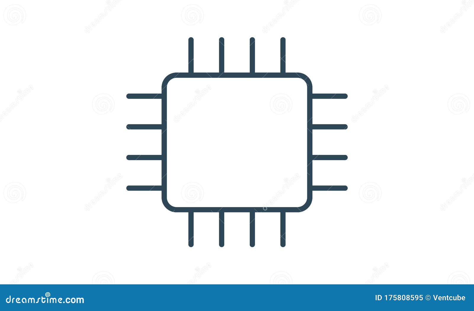The Cpu Icon Microprocessor and Processor Symbol Vector Image Stock ... The Cpu Icon Microprocessor and Processor Symbol Vector Image Stock ...