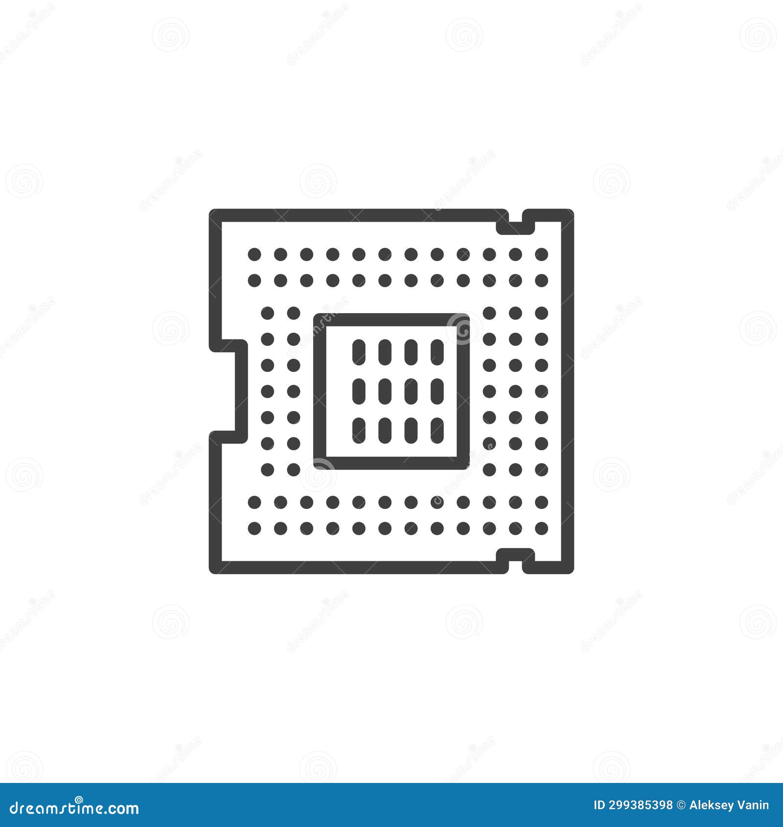 Big Processor Linear Icon. Modern Outline Big Processor Logo Con ... Big Processor Linear Icon. Modern Outline Big Processor Logo Con ...