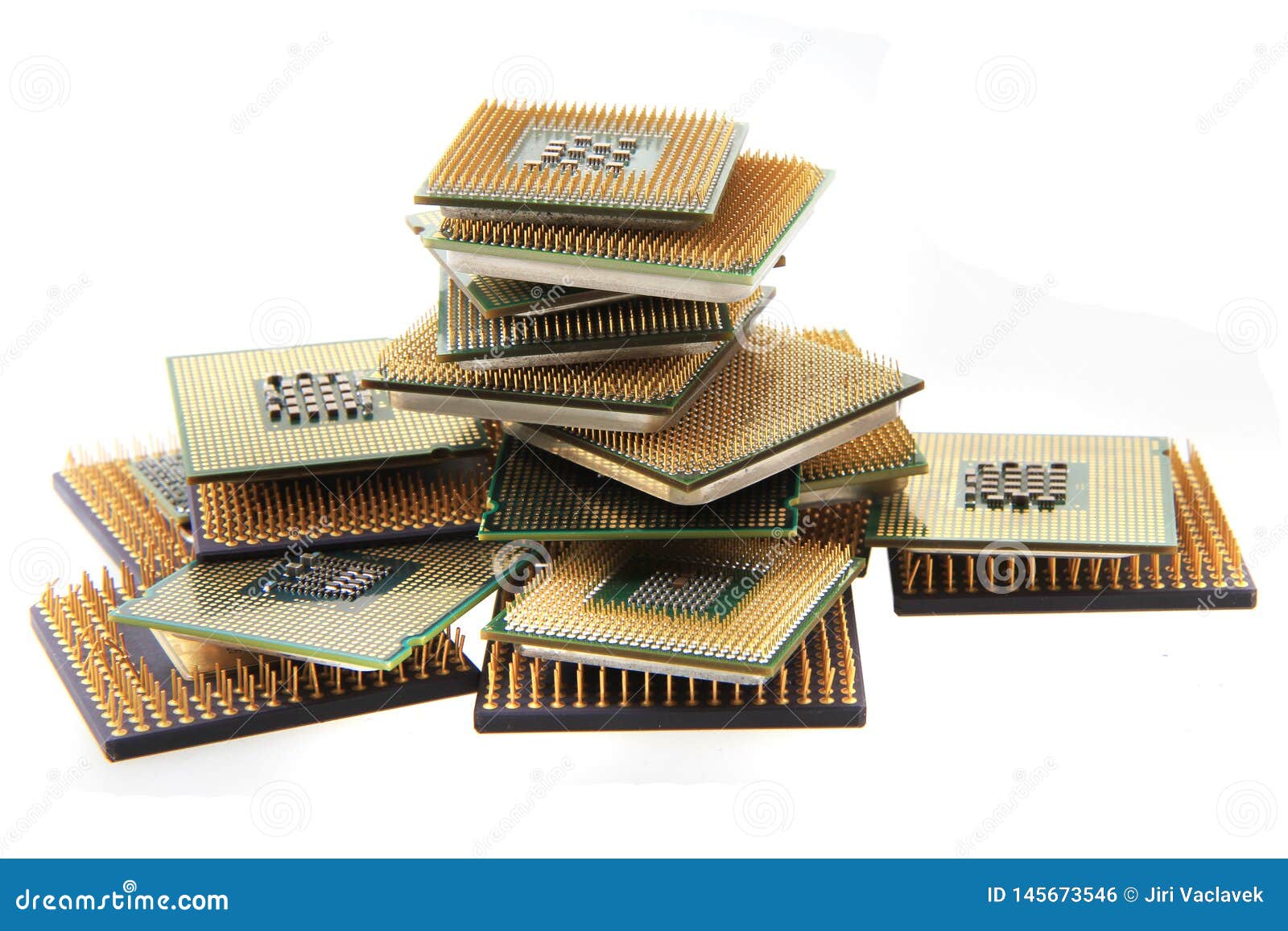 Cpu Micropocessors Isolated Stock Photo - Image of tech, process: 145673546