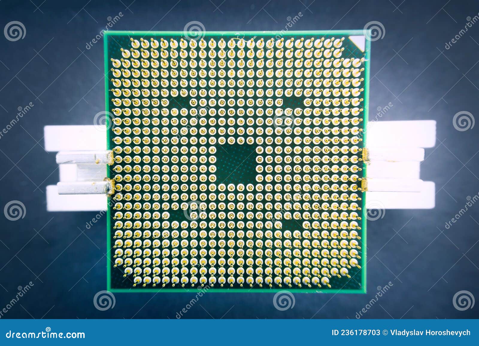 Cpu Microprocessor Cpu of a Computer or Laptop Close-up. Semiconductors ...