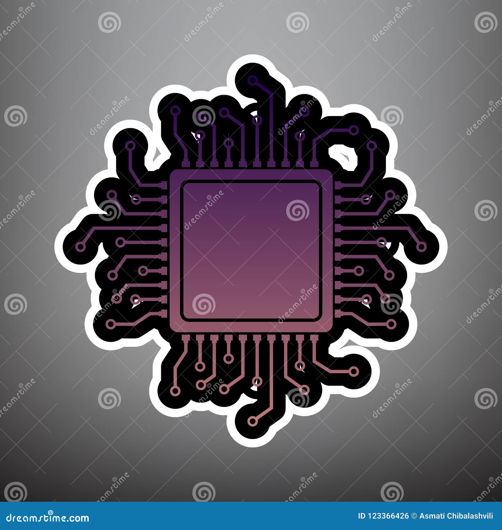 CPU Microprocessor Illustration. Vector Stock Vector - Illustration of ... CPU Microprocessor Illustration. Vector Stock Vector - Illustration of ...