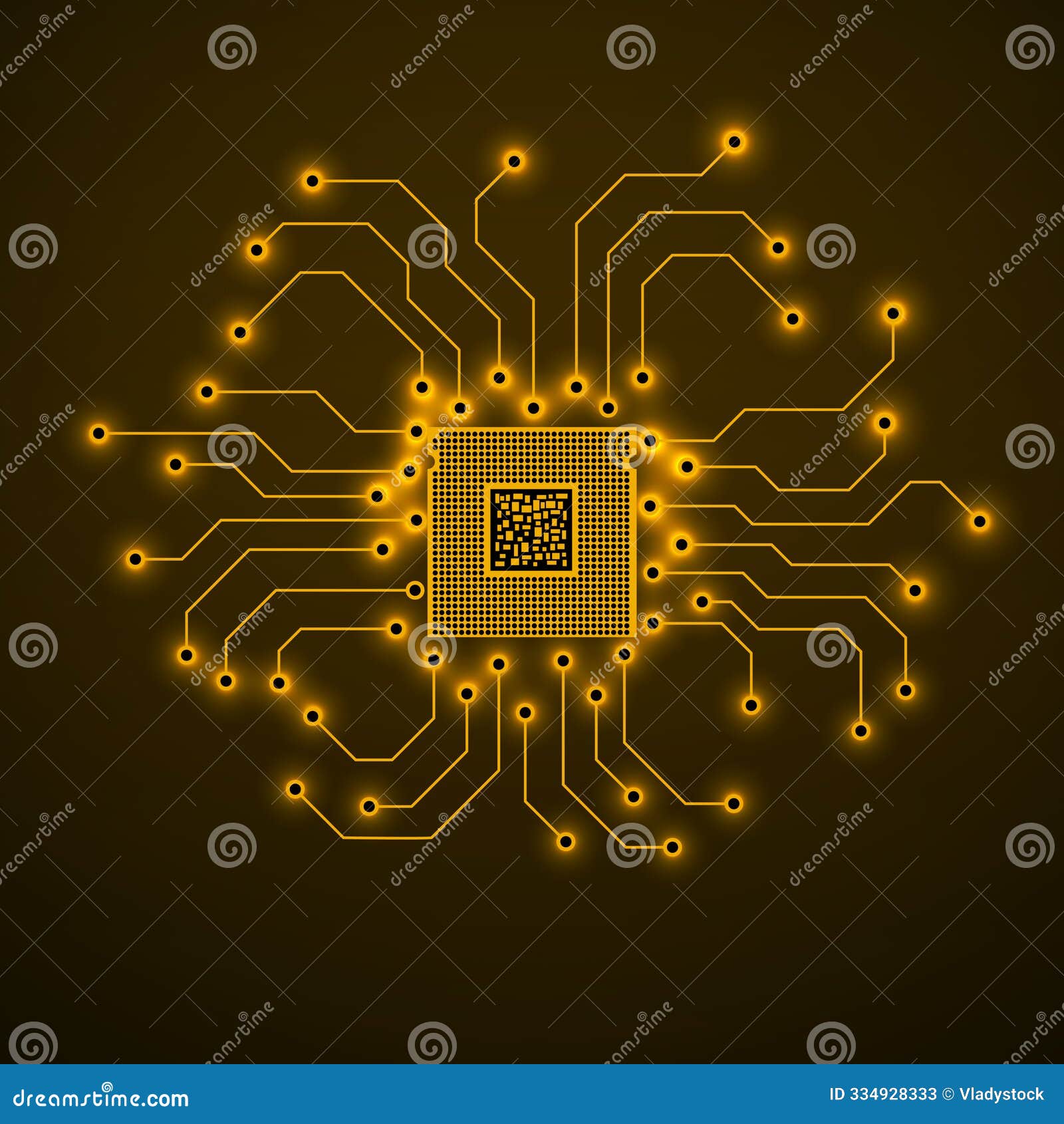 Microchip For Internal Use, Chip Capsule - Isolated Illustration. Chip ...
