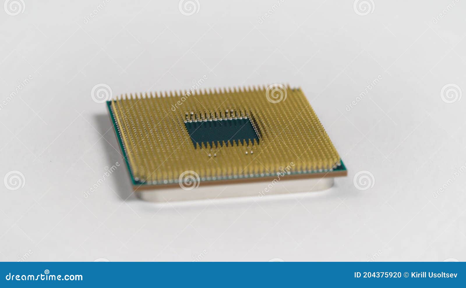 CPU. Modern High-performance Processor on a White Background. Such an ...