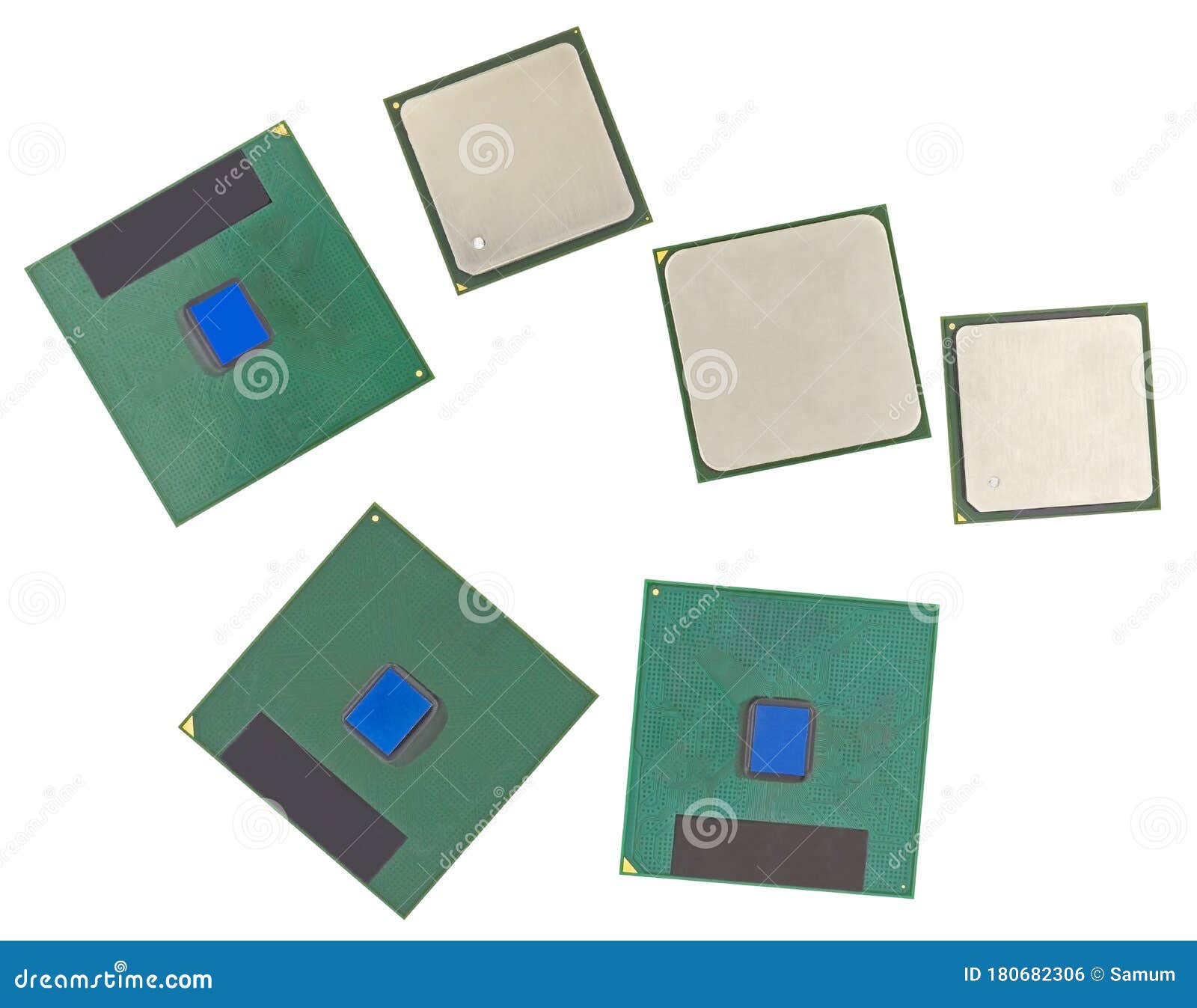 Cpu Moderno Aislado En Blanco Foto de archivo - Imagen de dispositivo ...