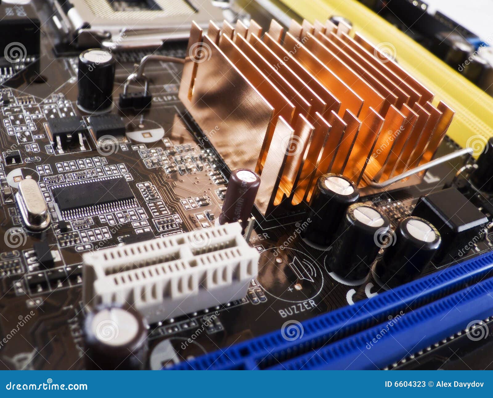 CPU Motherboard stock image. Image of technology, computer - 6604323