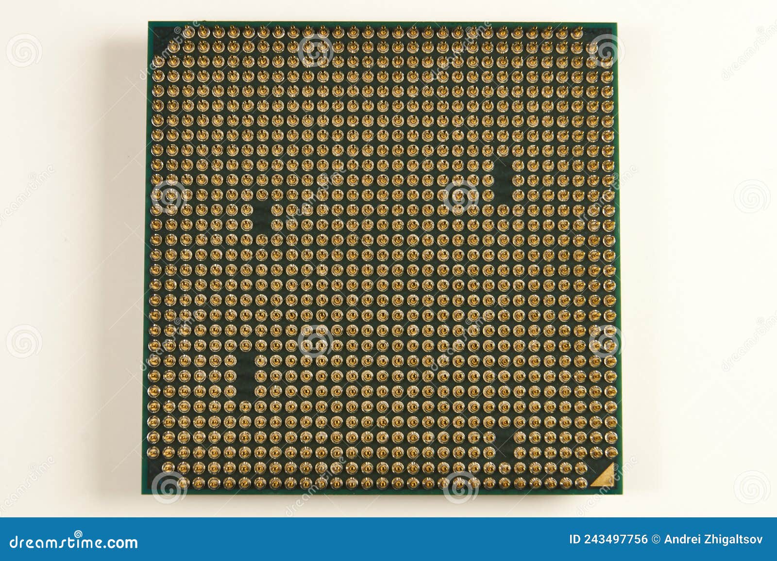 CPU. An Old Processor Of 2009 Release Athlon II X2 240 On A White ...