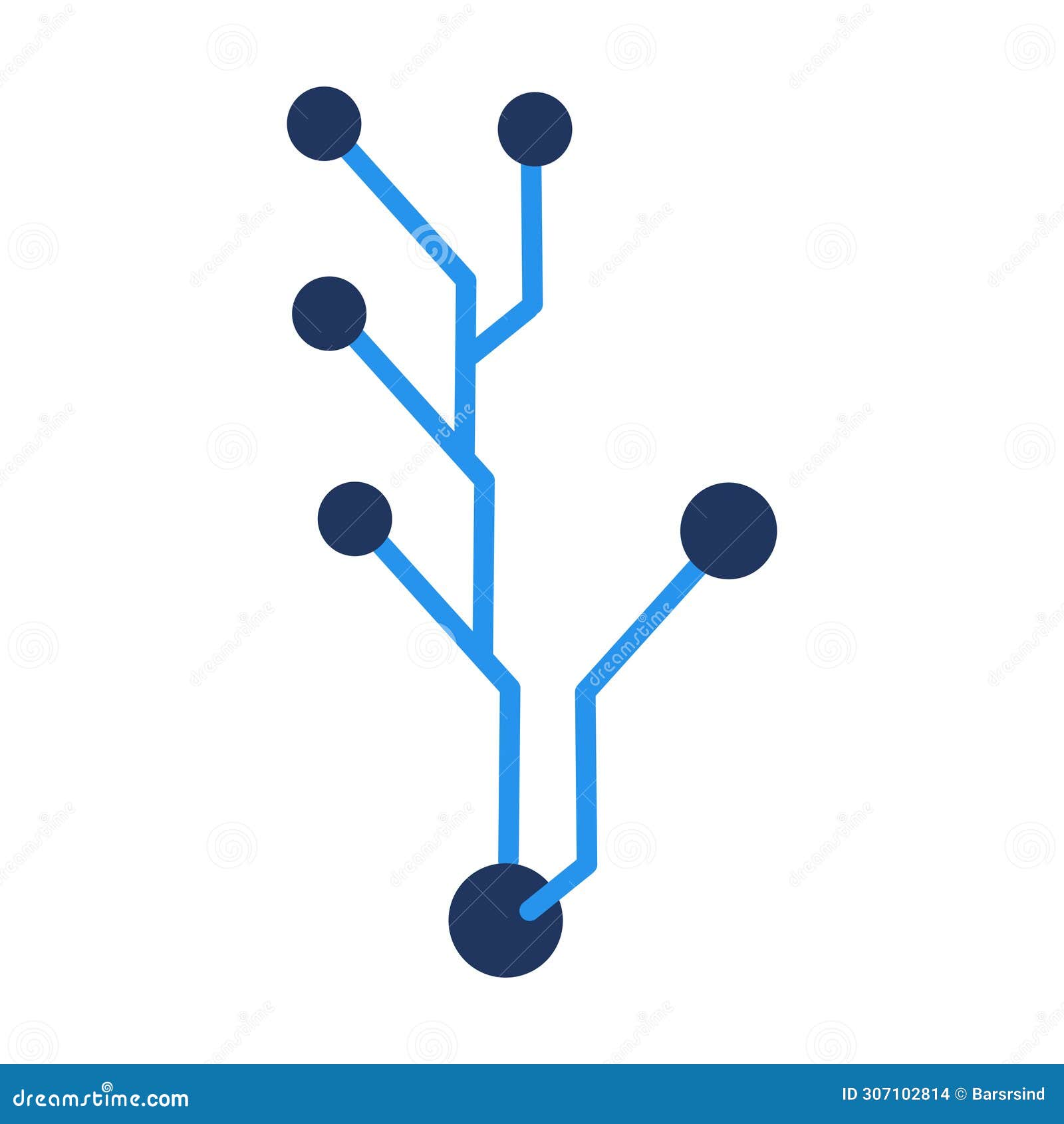 Cpu Path Direction Branching, Scheme Pc Component Stock Vector - Illustration of microprocessor ...