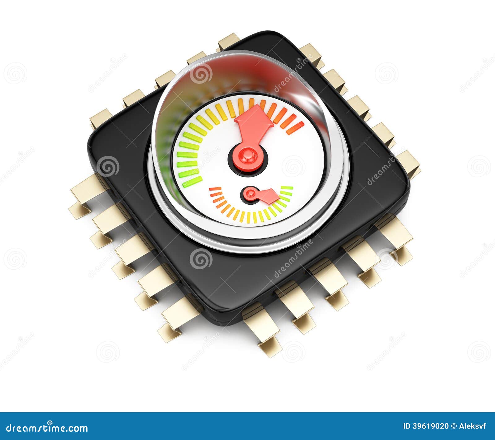 CPU performance concept stock illustration. Illustration of processor ...