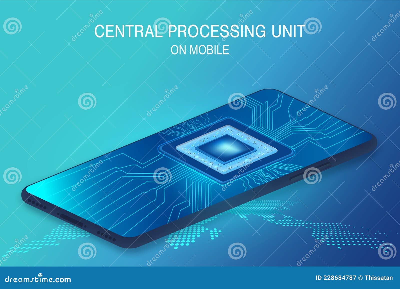 Digital Processor CPU - Vector Logo Template For Corporate Identity ... Digital Processor CPU - Vector Logo Template For Corporate Identity ...