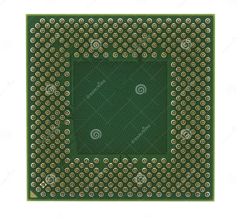 CPU Pins stock image. Image of intel, integrated, micro - 23519007