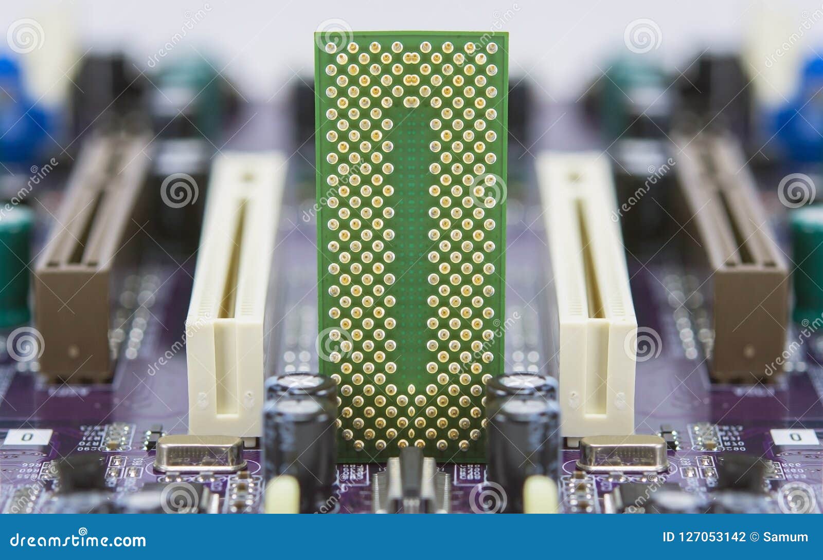 Cpu Pins and Circuit Mother Board Stock Photo - Image of communication ...