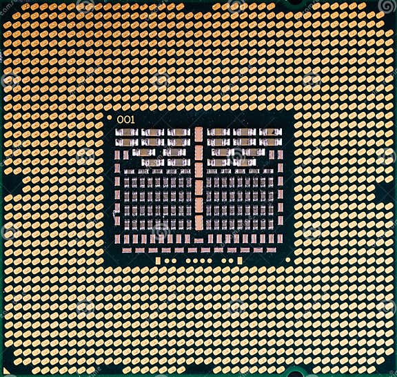 CPU Processor Chip Computer Texture Close Up Stock Photo - Image of ...