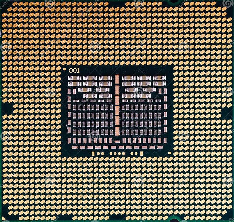 CPU Processor Chip Computer Texture Close Up Stock Photo - Image of ...