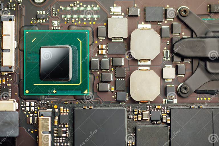 Cpu processor of an laptop stock photo. Image of modern - 101813824