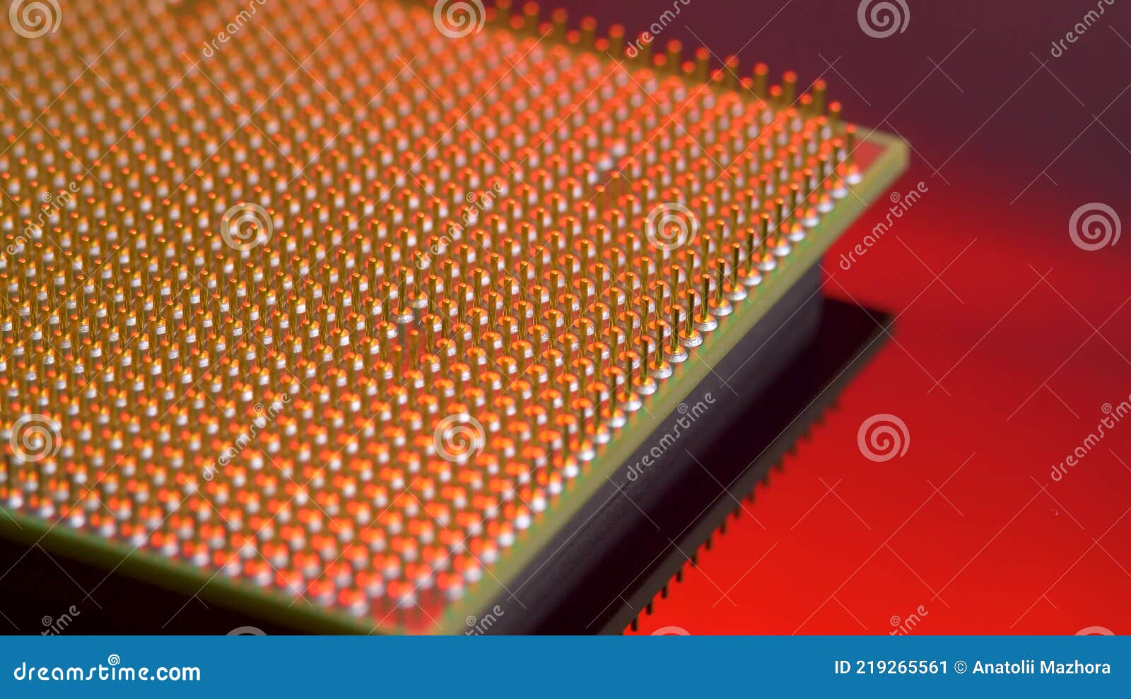 CPU Processor Socket Pins at Technology Plant Stock Video - Video of ...