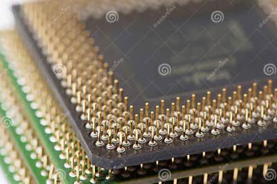 CPU processors (stack) stock photo. Image of closeup - 26497176
