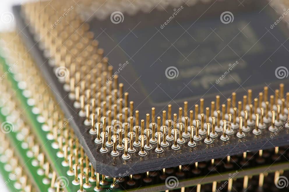 CPU processors (stack) stock photo. Image of closeup - 26497176