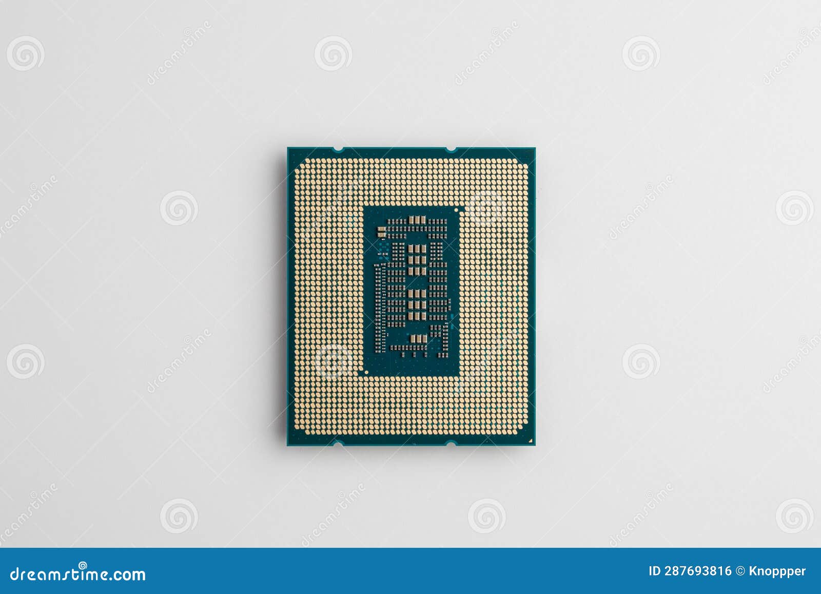 Cpu for socket LGA 1700 stock photo. Image of processing - 287693816
