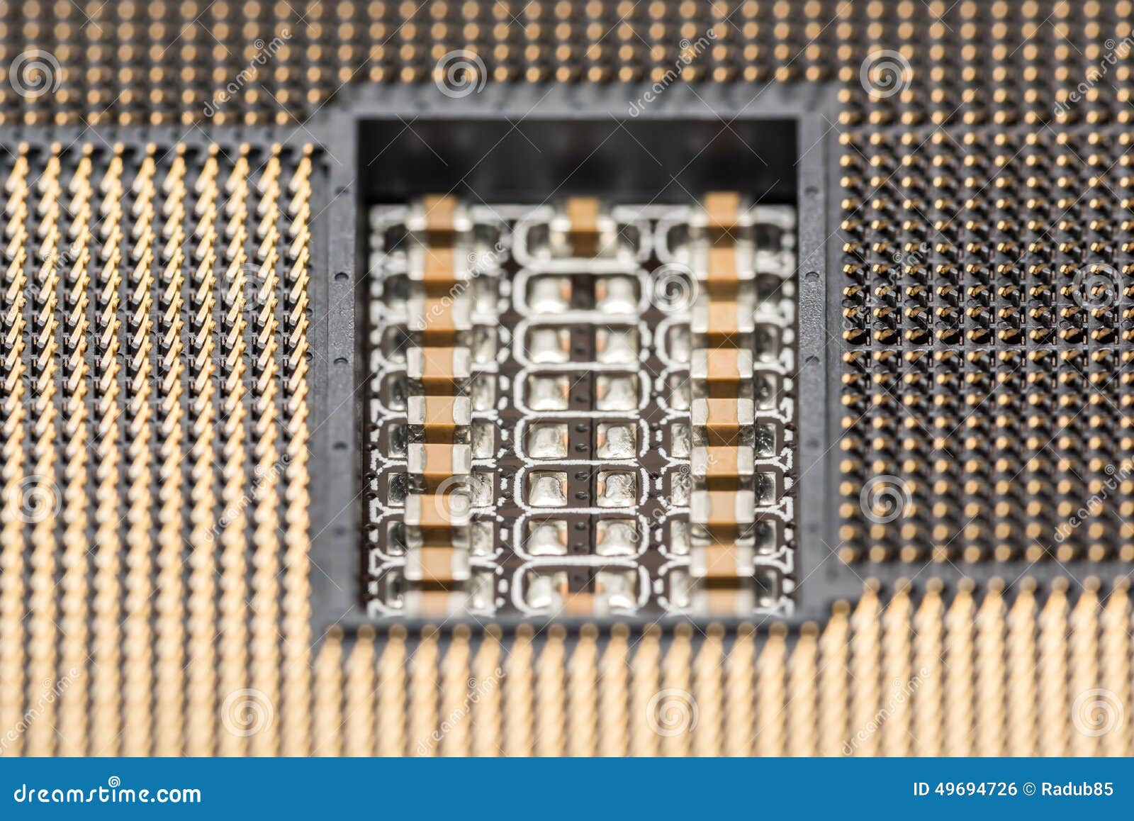 CPU Socket on Motherboard stock photo. Image of chipset - 49694726
