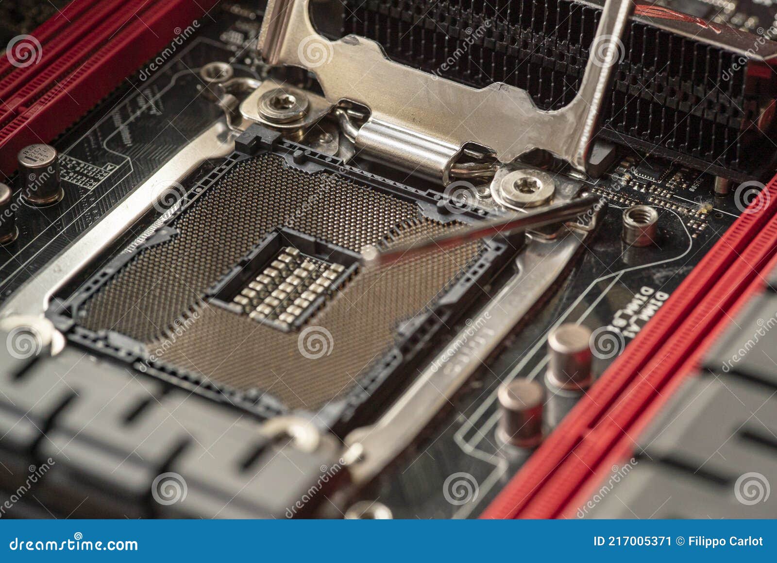 Cpu socket motherboard 11 stock image. Image of modern - 217005371