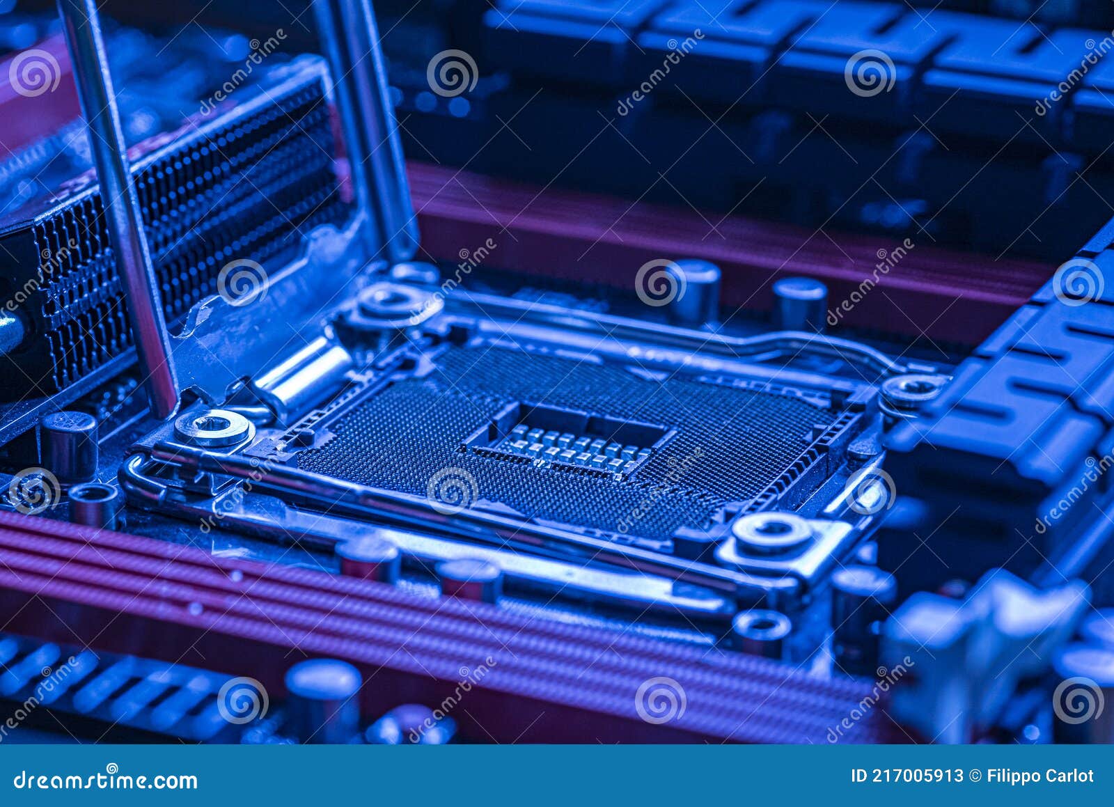 Cpu socket motherboard 22 stock image. Image of semiconductor - 217005913