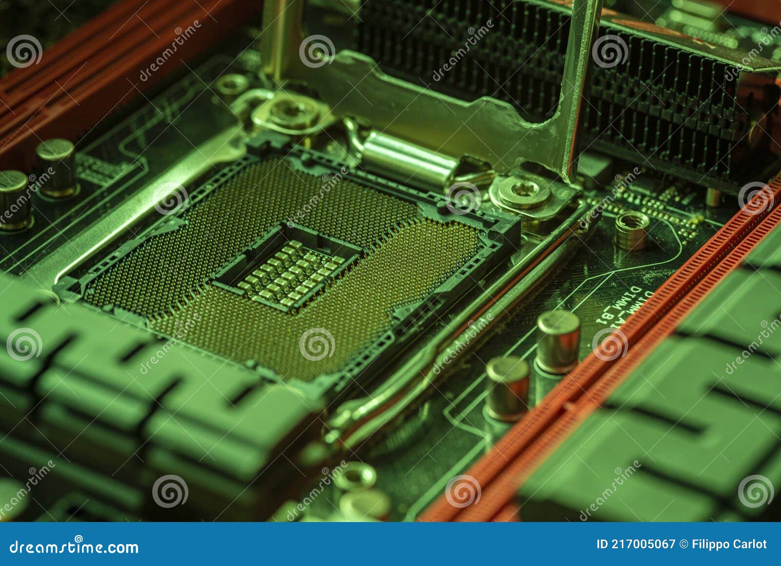 Cpu socket motherboard 14 stock image. Image of closeup - 217005067