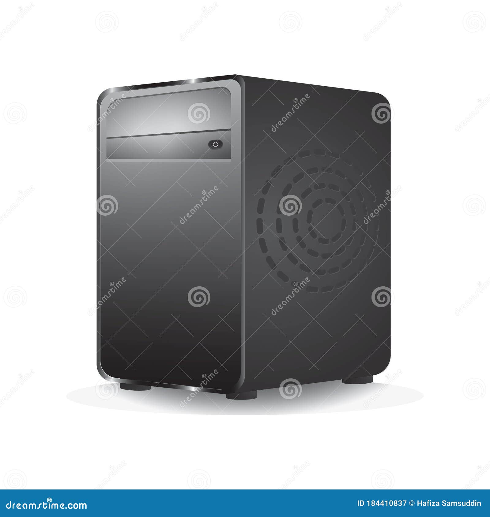 Cpu. Vector Illustration Decorative Background Design Stock ...