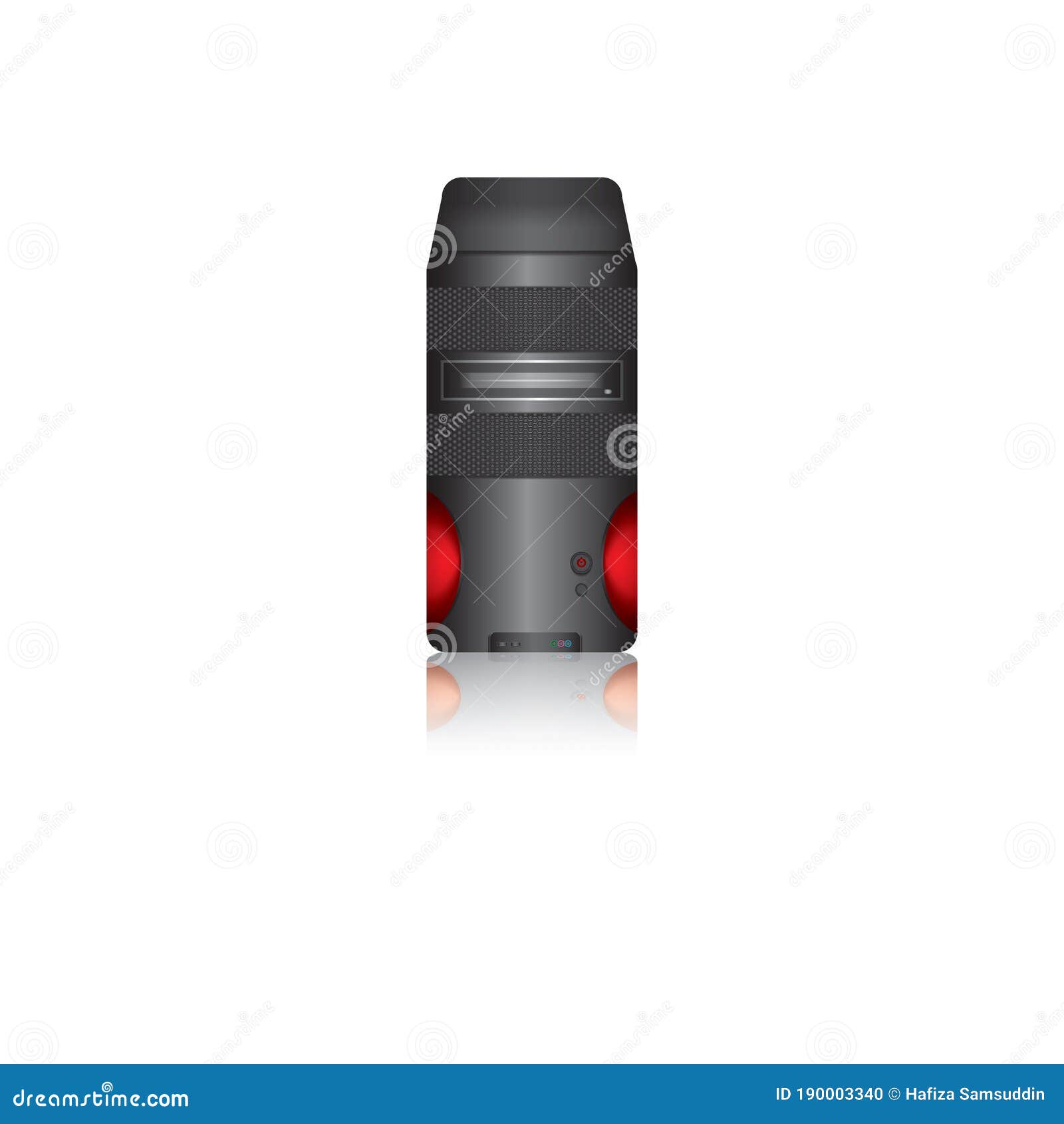 Cpu. Vector Illustration Decorative Design Stock Vector - Illustration ...