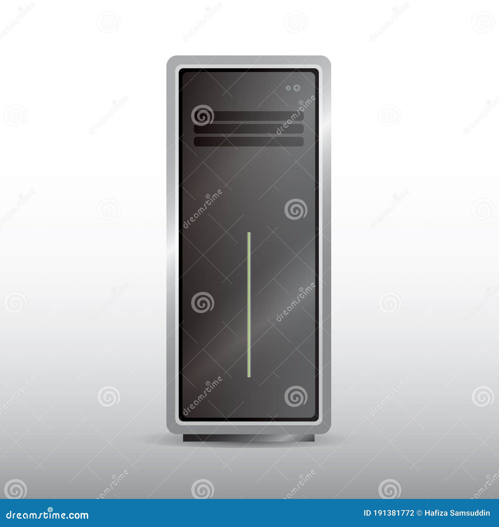 Cpu. Vector Illustration Decorative Design Stock Vector - Illustration ...